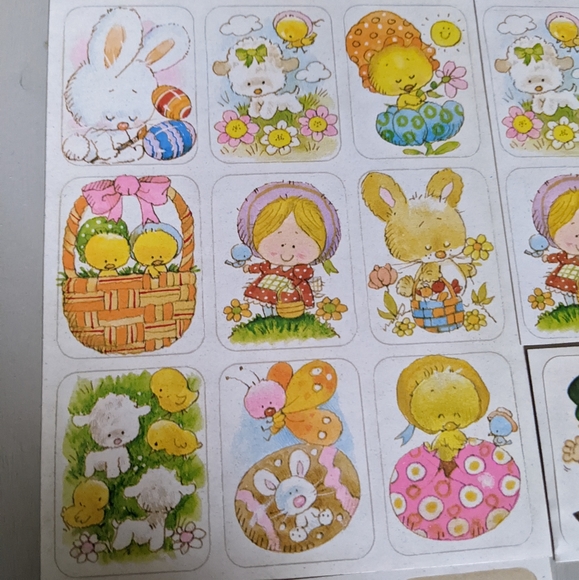 Office | Vintage Easter Stickers With Bonus St Patricks Day | Poshmark